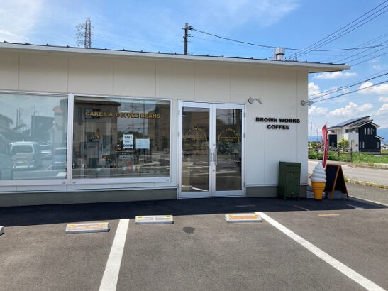 BROWN WORKS COFFEE｜キュートな手作りスイーツと自家焙煎珈琲のお店【高崎市日高町】